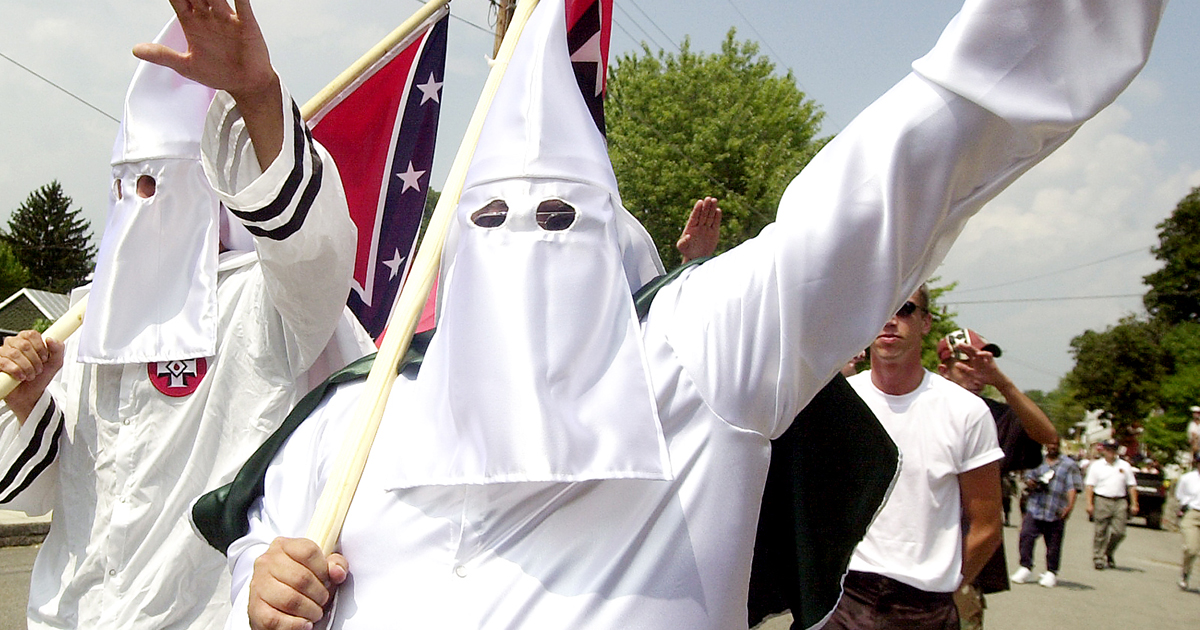 KKK Using Leaflets and Cat Litter to Advertise a Rally - ATTN: