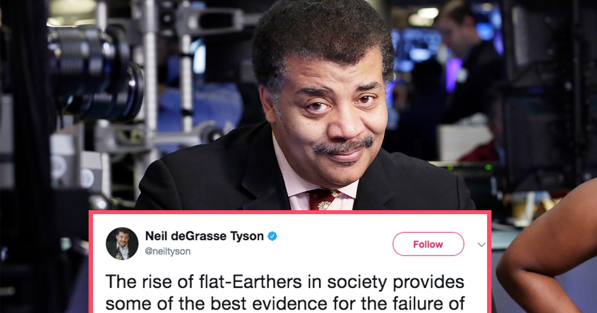 Neil deGrasse Tyson Questions Flat Earthers Education - ATTN: