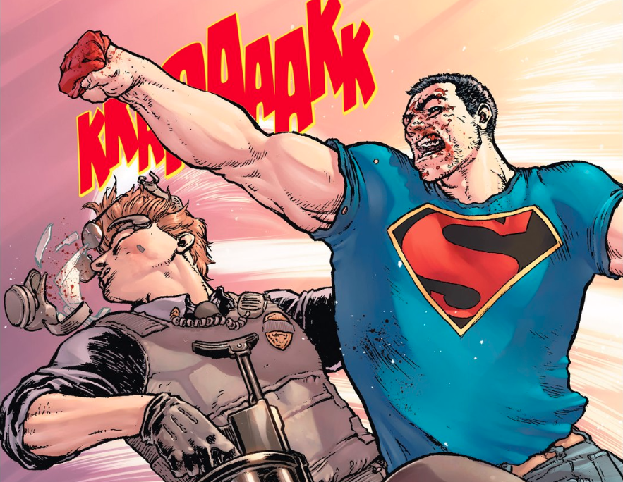 Superman Punch Comic